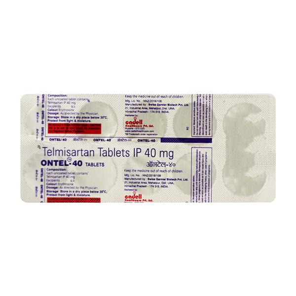 ONTEL 40 Tablet 10's : Price, Uses, Side Effects | Netmeds