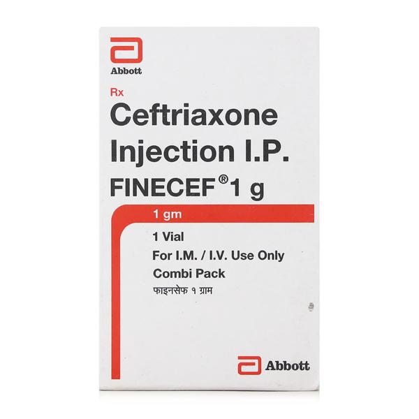 Finecef 1gm Injection 1's : Price, Uses, Side Effects | Netmeds