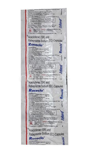 Raceclo Capsule 10'S - Price, Uses, Side Effects | Netmeds