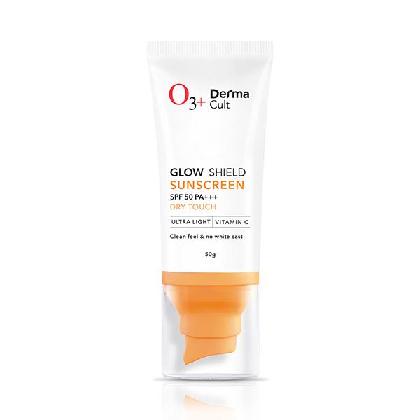 Buy O3+ Derma Cult Glow Shield Sunscreen SPF 50 PA+++ 55 g Online at ...