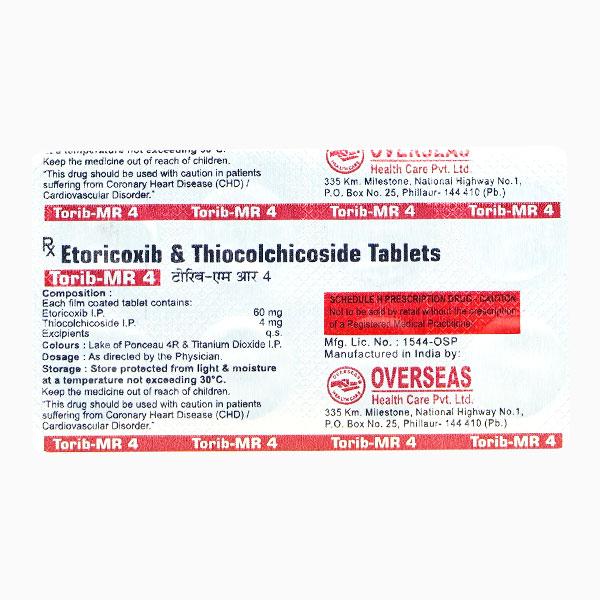 Buy TORIB MR Tablet 10's Online at Upto 25% OFF | Netmeds