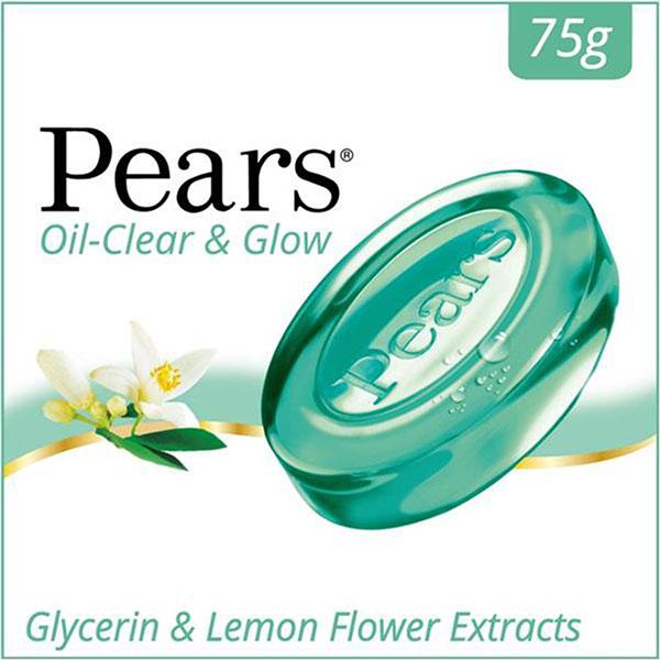 Buy Pears Oil Clear & Glow Bathing Bar with Glycerin 98% , Lemon Flower Extracts 75 gm Online at ...