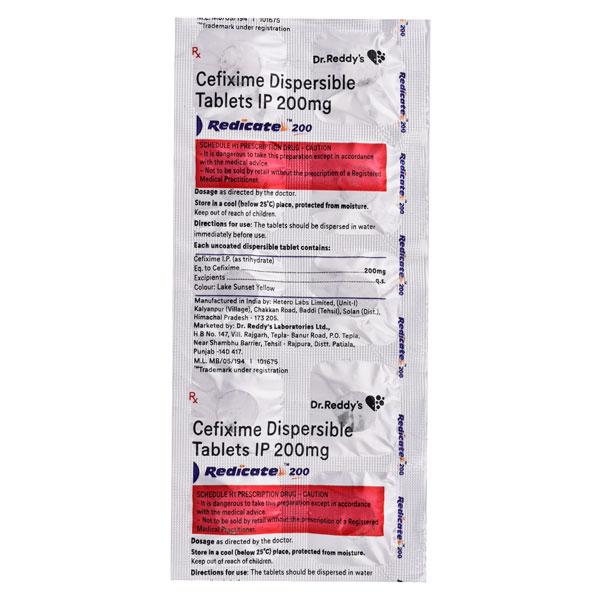 Redicate 200mg Tablet 10'S : Price, Uses, Side Effects | Netmeds