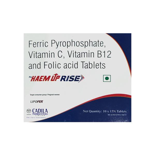 Buy NU HAEM UP RISE Tablet 15's Online at Upto 25% OFF | Netmeds