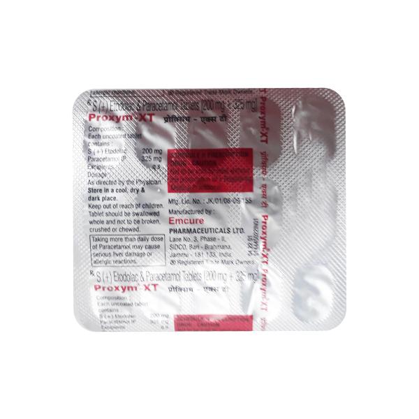 PROXYM XT Tablet 15's Price, Uses, Side effects, Substitutes | Netmeds