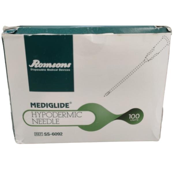 Romsons Disposable Mediglide Hypodermic Needle (SS 6092) (18 G x 1.5 ...