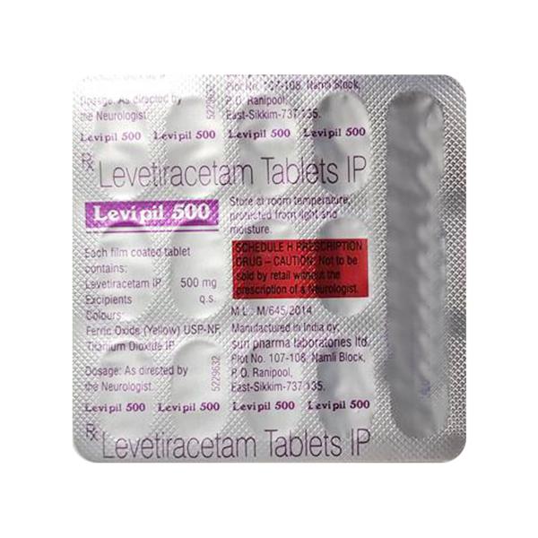 LEVIPIL 500 Tablet 15's - Price, Uses, Side Effects | Netmeds