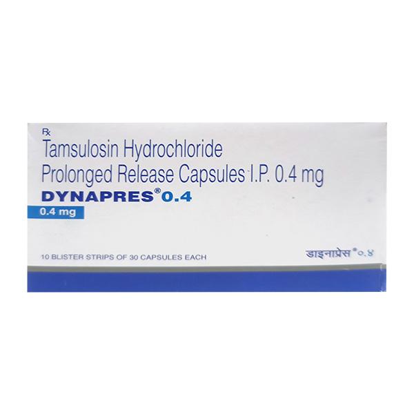 Buy Dynapres 0.4mg Capsule 30'S Online at Upto 25% OFF | Netmeds