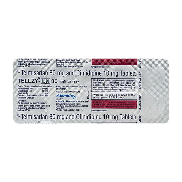 TELLZY LN 80 Tablet 10's