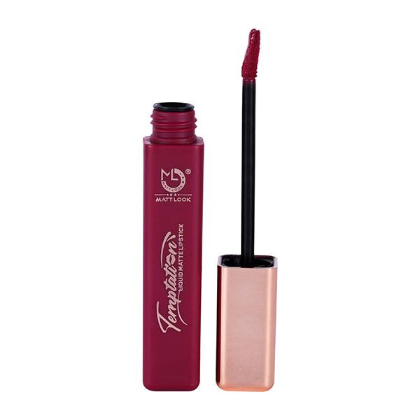 Buy Matt Look Lip Makeup Temptation Liquid Matte Lipstick, Black Cherry ...