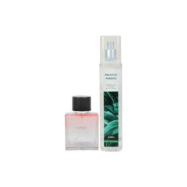 Buy Ajmal Neea EDP & Primitive Forest EDT Pack of 2 350 ml Online at ...