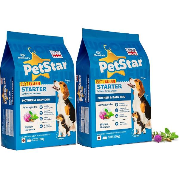 Petstar Starter Food - Mother and Baby Dog 3 kg (1 Get 1) 1's Online at ...
