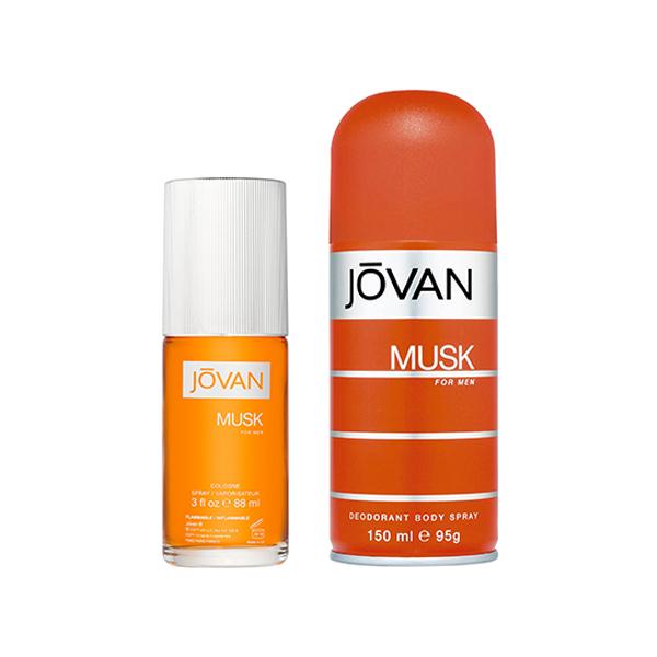 Buy Jovan Musk Eau de Cologne 88ml + Body Spray 150ml Set 1's Online at ...