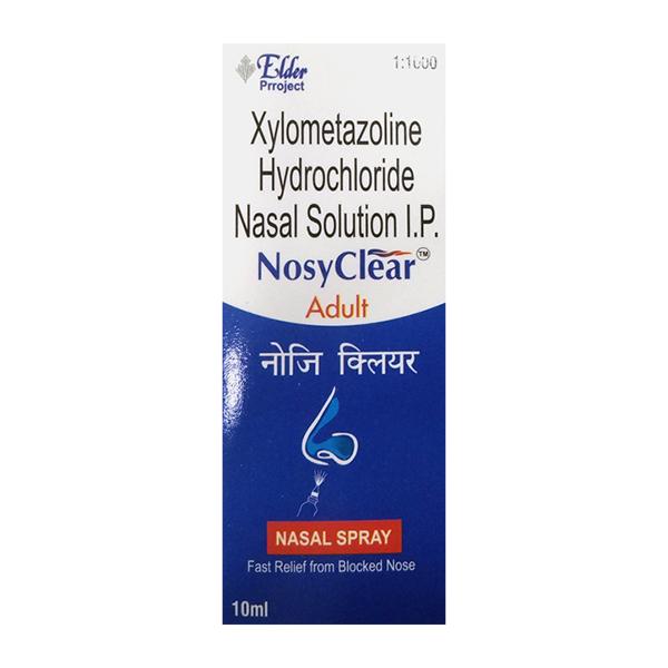NOSYCLEAR ADULT Nasal Spray 10ml Price, Uses, Side effects, Substitutes ...