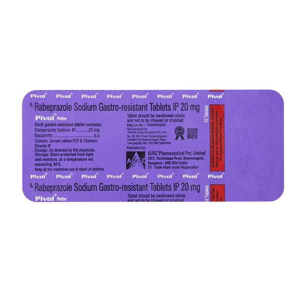 PIVOL Tablet 10's : Uses, Side Effects, Price | Netmeds