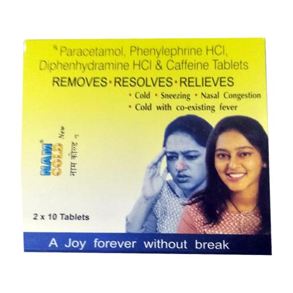 NAM Cold New Tablet 10'S Price, Uses, Side effects, Substitutes | Netmeds