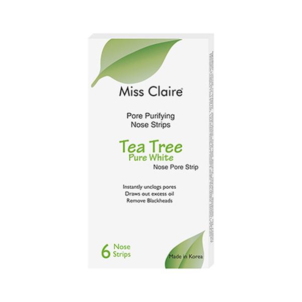Buy Miss Claire Tea Tree Pure White Nose Strip 6's Online at Discounted ...