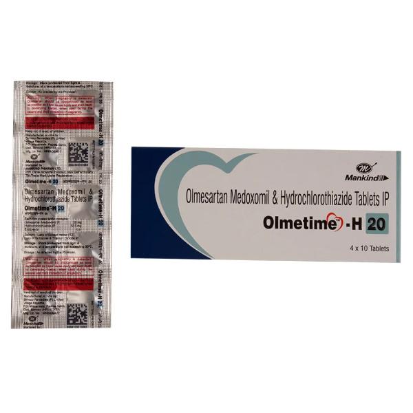 Olmetime H 20mg Tablet 10'S : Price, Uses, Side Effects | Netmeds