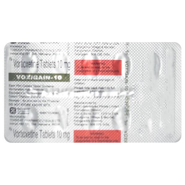 VOXIGAIN 10 Tablet 10's : Price, Uses, Side Effects | Netmeds