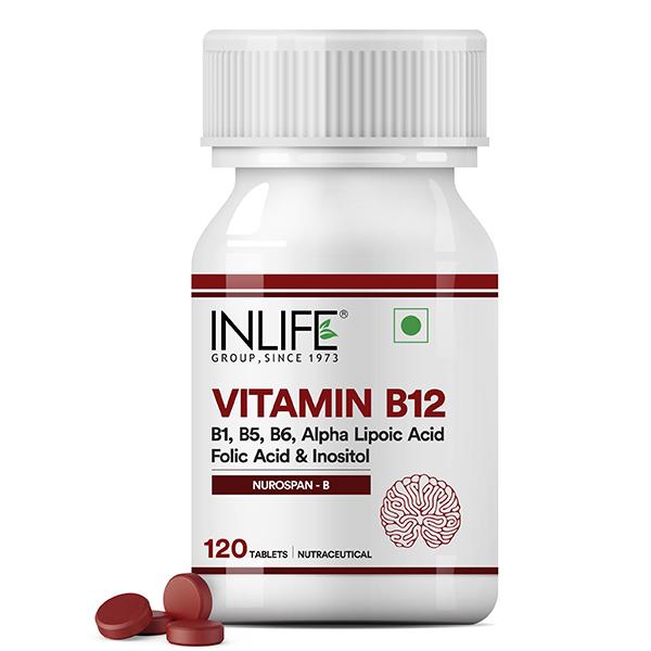 Inlife Vitamin B12 Tablets 120's Online at Discounted Price | Netmeds