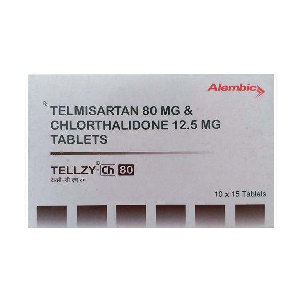 Tellzy CH 80mg Tablet 15'S Price, Uses, Side effects, Substitutes | Netmeds