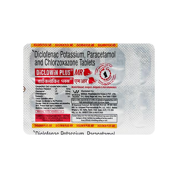 DICLOWIN PLUS MR Tablet 10's