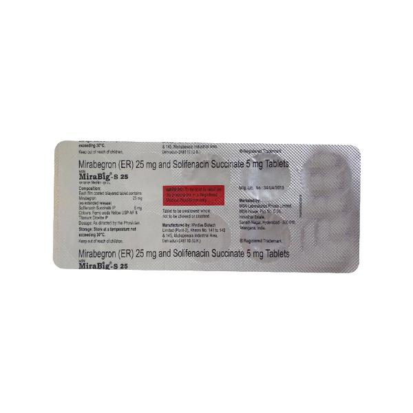 Buy MSN MIRABIG S 25 Tablet 10's Online at Upto 25% OFF | Netmeds