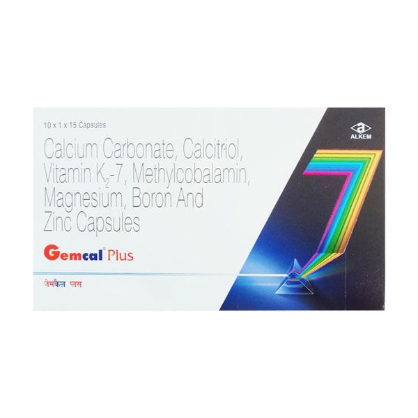 GEMCAL PLUS Capsule 15's Price, Uses, Side effects, Substitutes | Netmeds