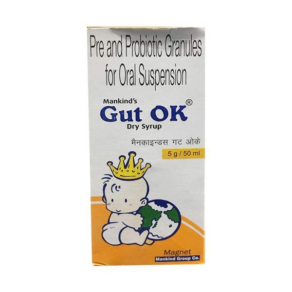 GUT OK Dry Syrup 50ml - Price, Uses, Side Effects | Netmeds