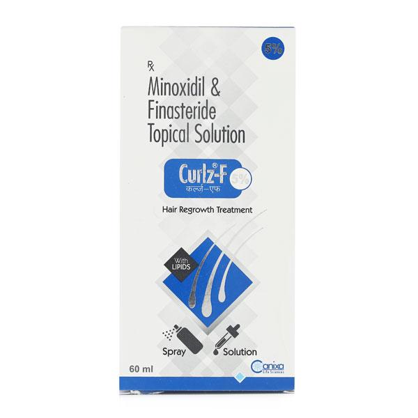 Buy Curlz F 5% Solution 60ml Online at Upto 25% OFF | Netmeds