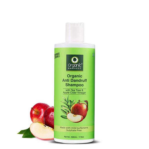 Buy Organic Harvest Anti Dandruff Shampoo (ACV) 500 ml Online at Best ...
