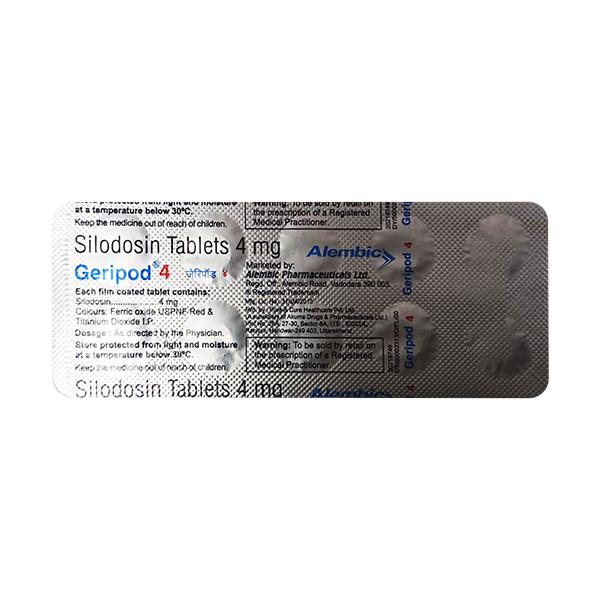 GERIPOD 4 Tablet 10's Price, Uses, Side effects, Substitutes | Netmeds