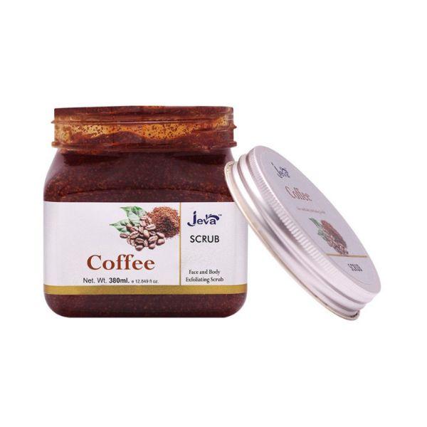Buy Jeva Coffee Face and Body Exfoliating Gel Scrub 380 ml Online at ...