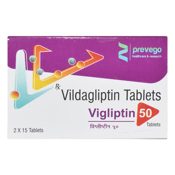VIGLIPTIN 50 Tablet 15's : Price, Uses, Side Effects | Netmeds