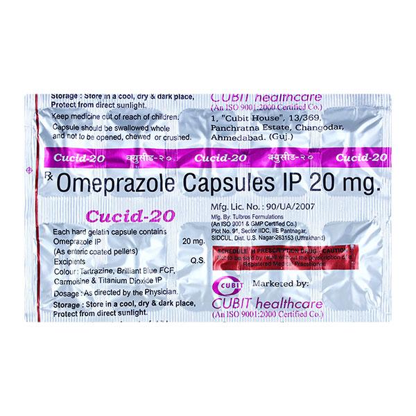 CUCID 20 Capsule 10's Price, Uses, Side effects, Substitutes | Netmeds