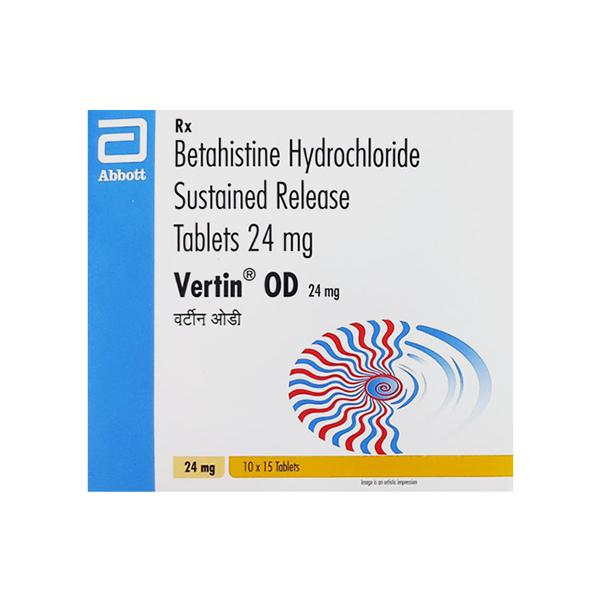 Buy VERTIN OD 24mg Tablet 15's Online at Upto 25% OFF | Netmeds