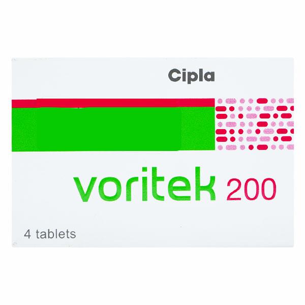 Voritek 200mg Tablet 4'S Price, Uses, Side effects, Substitutes | Netmeds