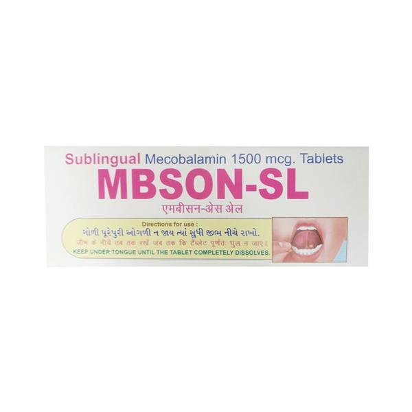 Mbson SL 1500mcg Tablet 10'S - Price, Uses, Side Effects | Netmeds