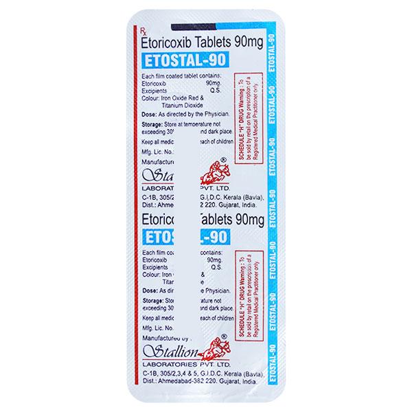 ETOSTAL 90 Tablet 10's Price, Uses, Side effects, Substitutes | Netmeds