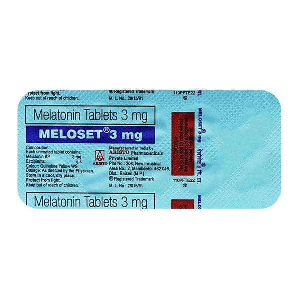 Meloset 3mg Tablet 10'S - Price, Uses, Side Effects | Netmeds
