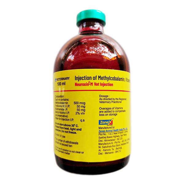Buy NEUROXIN M (VET) Injection 100ml Online at Upto 25% OFF | Netmeds