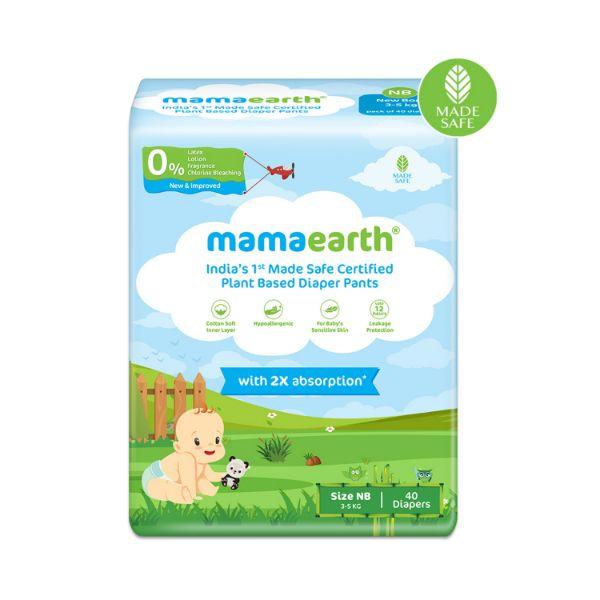Buy Mamaearth Plant-Based Diaper Pants for Babies - 3-5 kg (Size NB ...