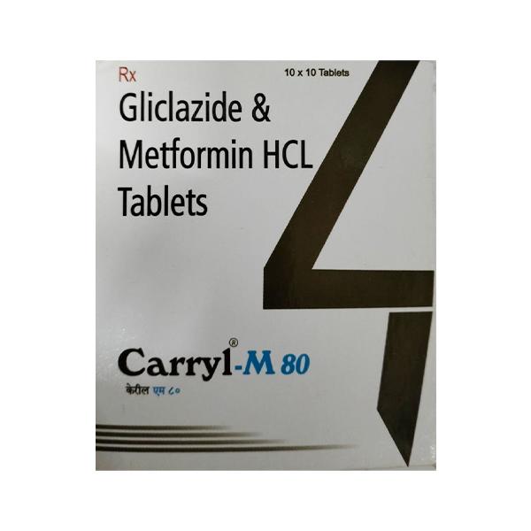CARRYL M 80 Tablet 10's : Price, Uses, Side Effects | Netmeds