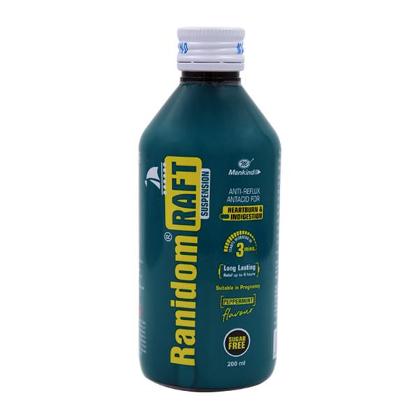 RANIDOM RAFT Sugar free Peppermint Flavour Oral Suspension 200ml Price ...