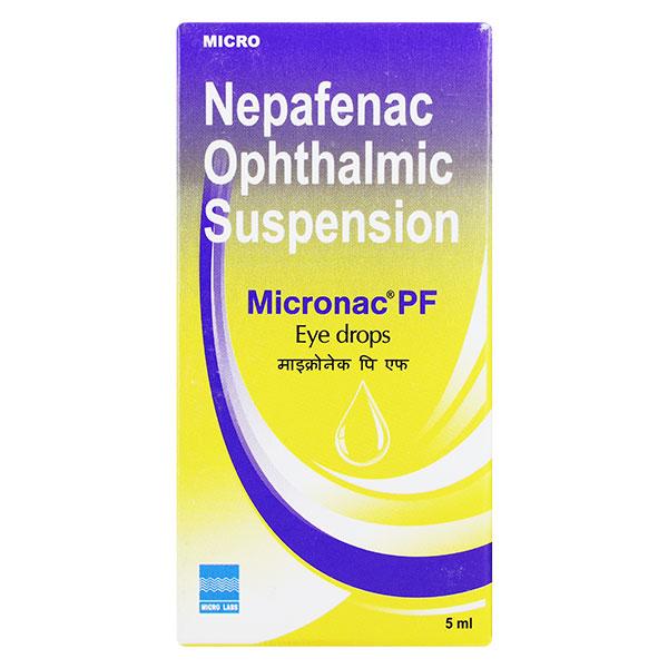MICRONAC PF Eye Drops 5ml : Price, Uses, Side Effects | Netmeds