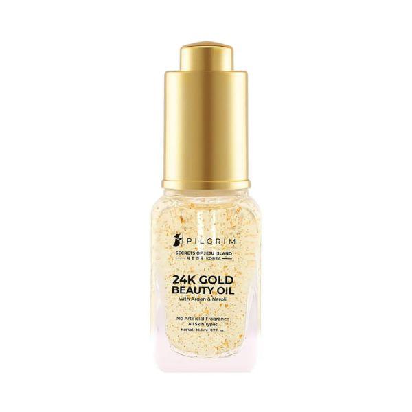 Buy Pilgrim 24Kgold Beauty Oil 20ml Online at Discounted Price | Netmeds