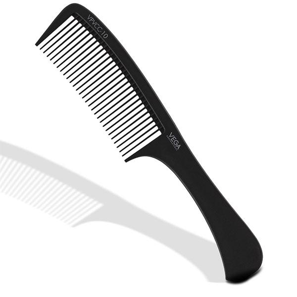 Buy Vega Professional Handle Comb (Carbon Anti-Static Black Line Hair ...