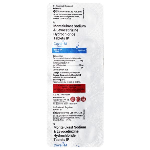 COVEL M Tablet 10's Price, Uses, Side effects, Substitutes | Netmeds