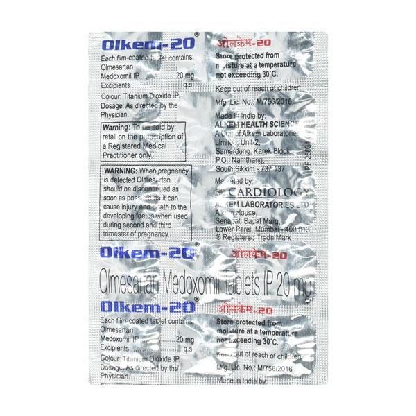 Olkem 20mg Tablet 15'S : Price, Uses, Side Effects | Netmeds