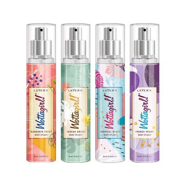 Buy LAYER'R WOTTAGIRL 25ml 4's Online at Best Price - Body Mist/Spray